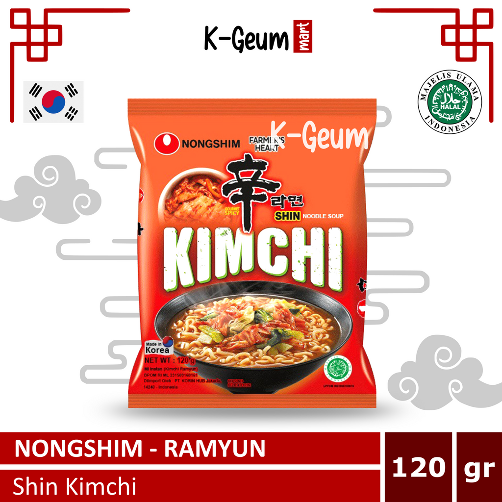 Jual Nongshim Shin Kimchi Ramyun Ramen Mie Instant Korea Halal | Shopee ...