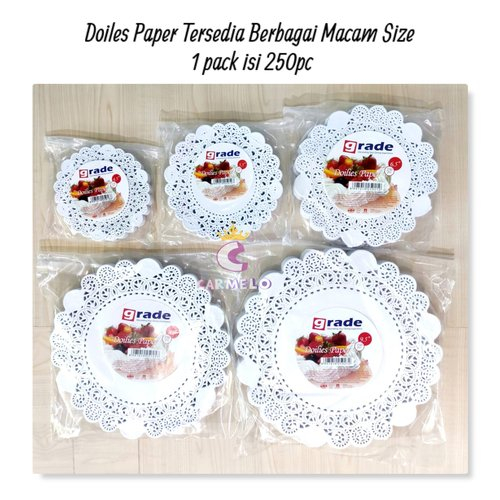 Jual Paper Doilies paper isi 250pcs Doilies paper / Doilies kertas ...