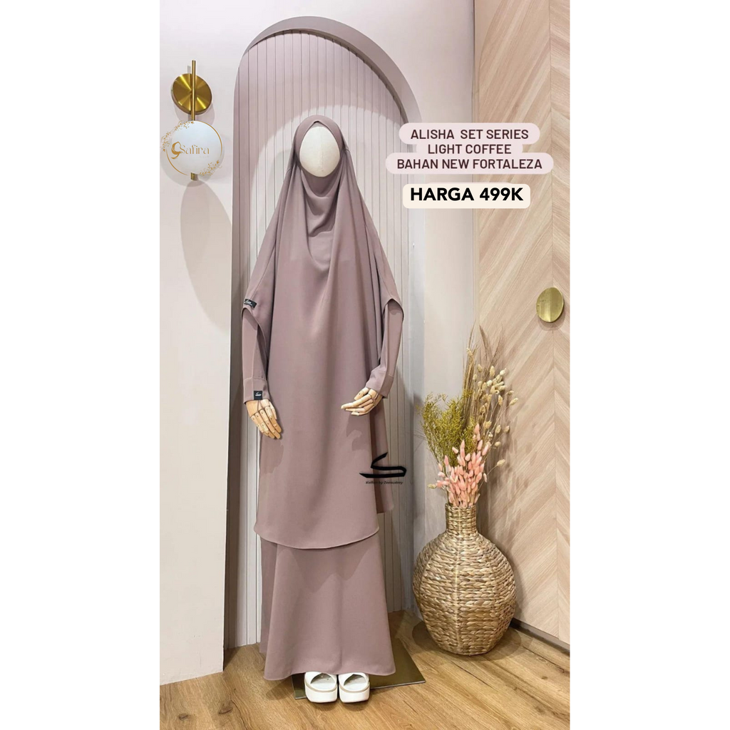 Jual Alisha Set (Ring Abaya) ORIGINAL BRAND KAFFAH BY ZEE AUDREY ...