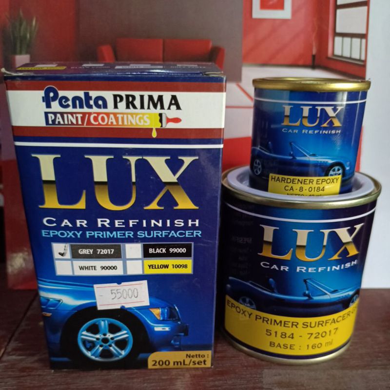 Jual Lux Epoxy Primer Surfacer 200ml | Shopee Indonesia