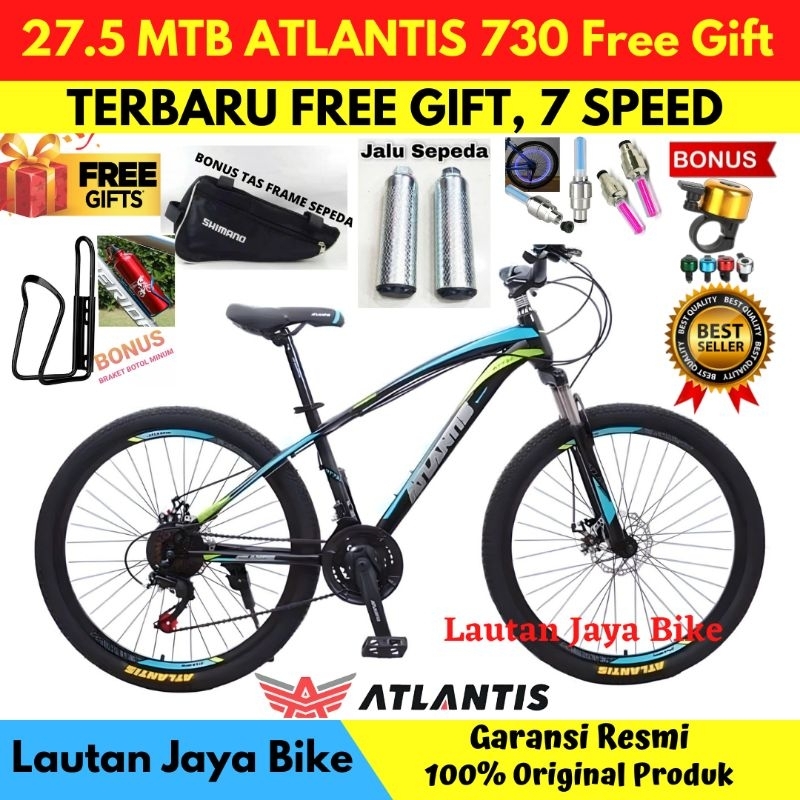 Jual Sepeda MTB 27.5 ATLANTIS 730 REM CAKRAM Sepeda Gunung | Shopee ...