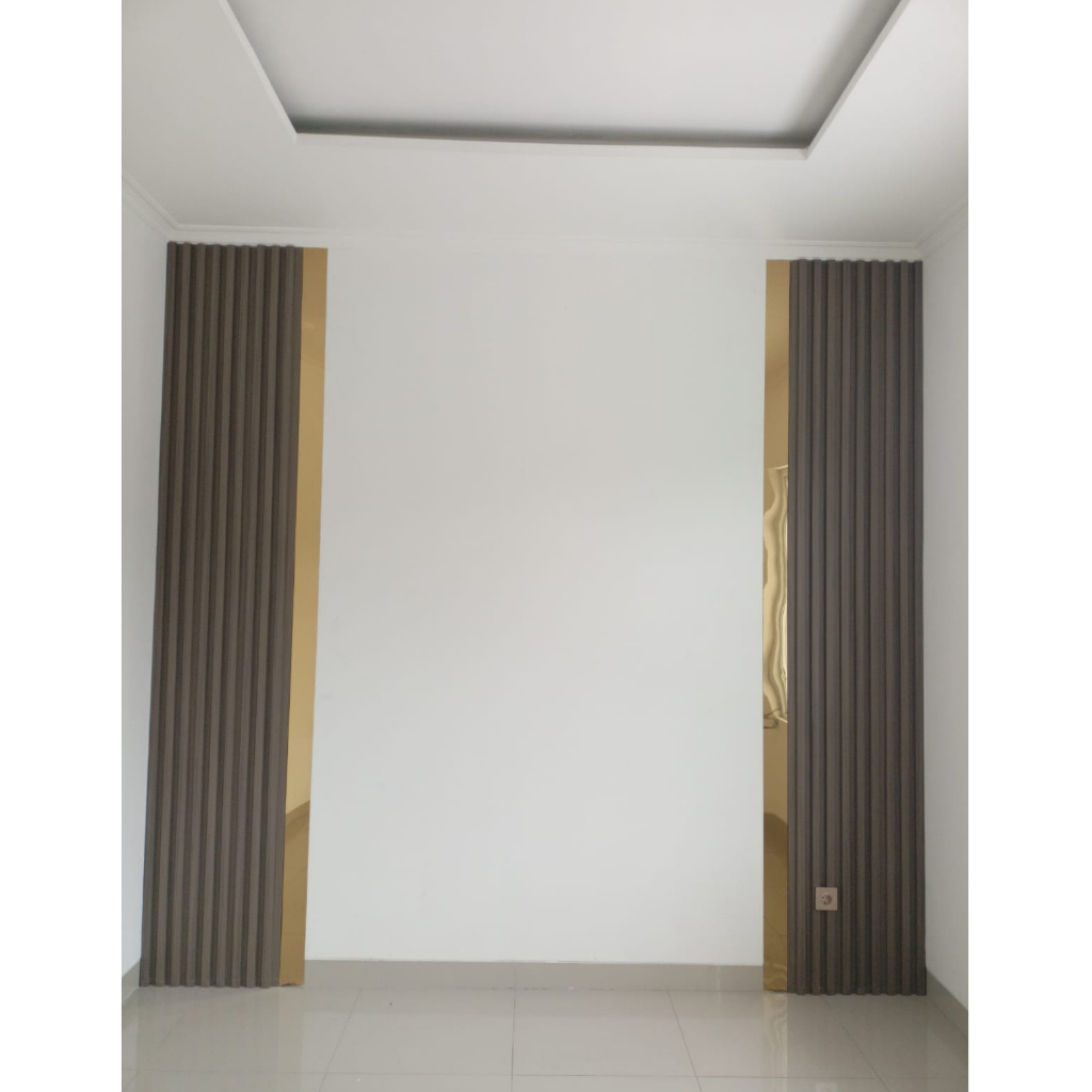 Jual Wall Panel BALIAN - E14 TIMBER WOLF Triple Bar PVC / Panel Dinding ...