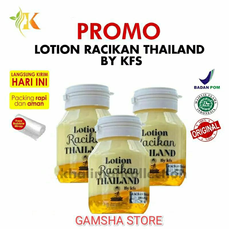 Jual Lotion Racikan Thailand 100%Original By KFS 100ml | Shopee Indonesia