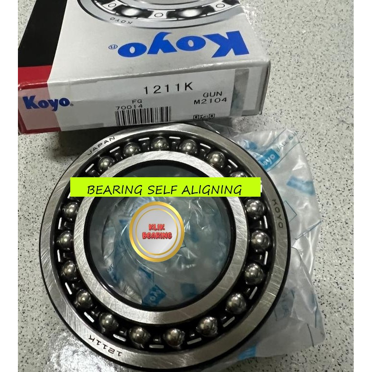 Jual Bearing 1211K Laher Diesel Self Aligning 1211K (ID 55mm, OD 100mm ...