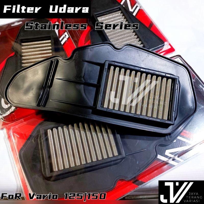 Jual Filter Udara STAINLESS VARIO 125 150 /SARINGAN UDARA STAINLESS ...
