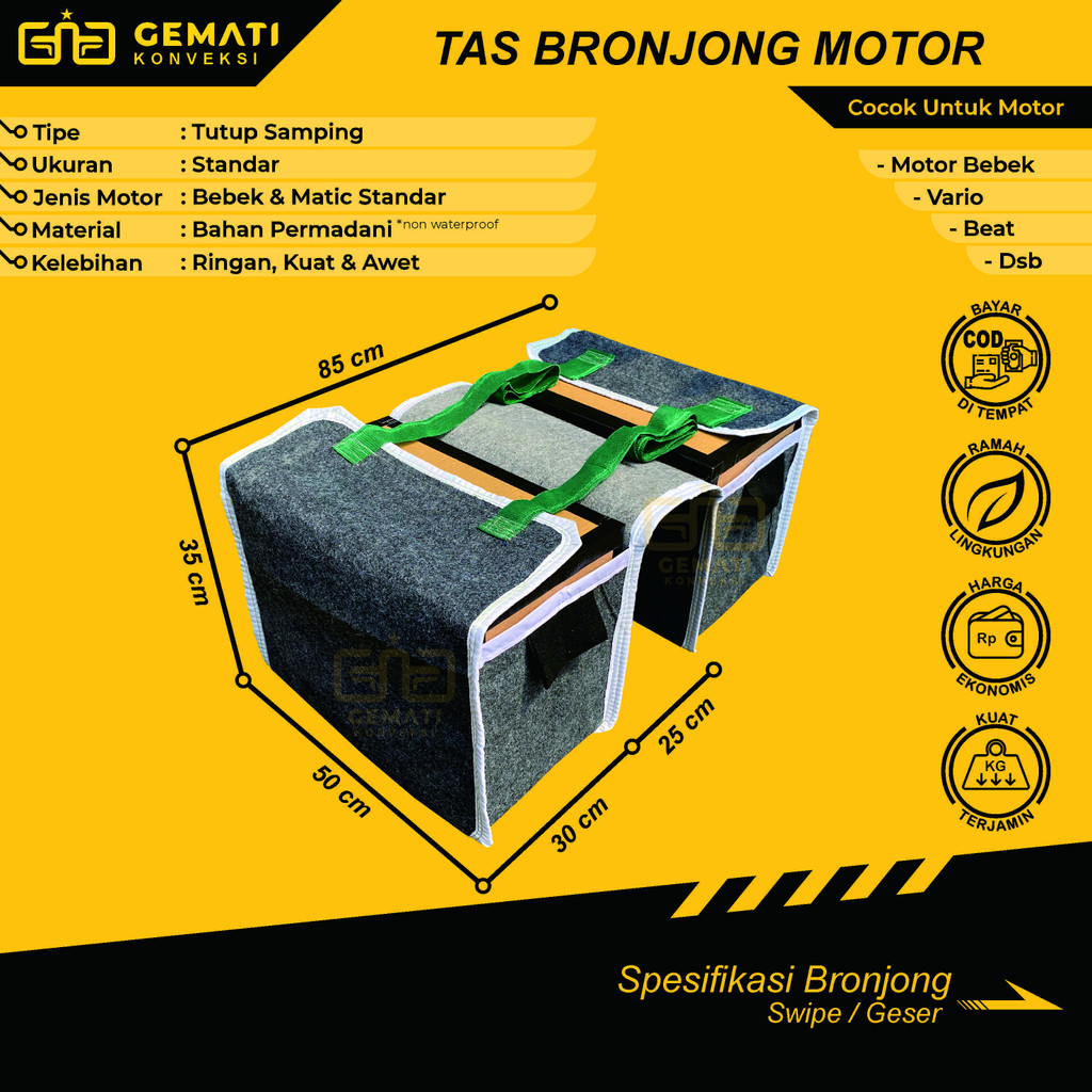 Jual Bahan Permadani Ukuran Standar Tas Kurir Tas Obrok Tas Kandek Tas ...