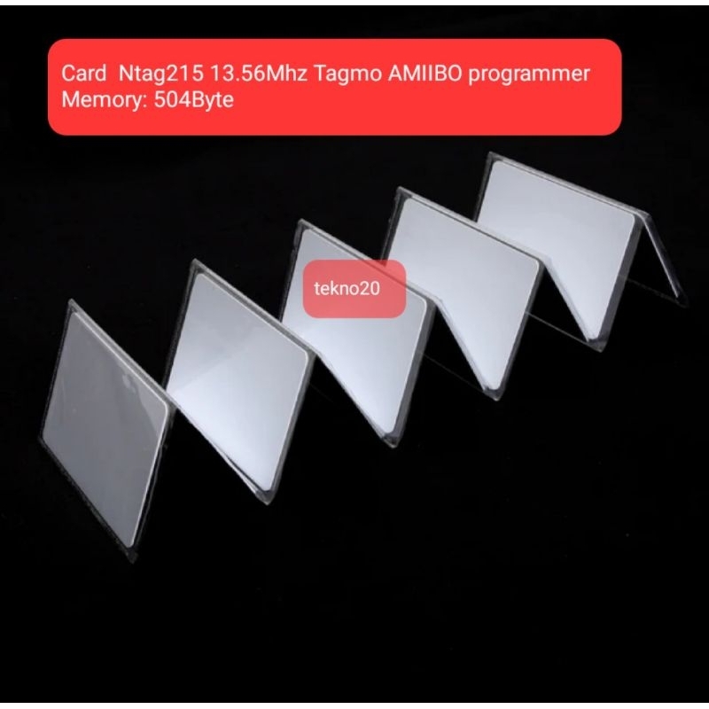 Jual Kartu Ntag215 13.56mhz Tagmo Amiibo Programmer | Card Ntag215 13. ...