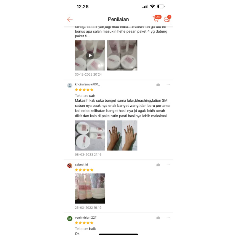 Jual Body Lotion Siang 100ml Dan 250ml Memutihkan Ada toneupnya Hasil ...