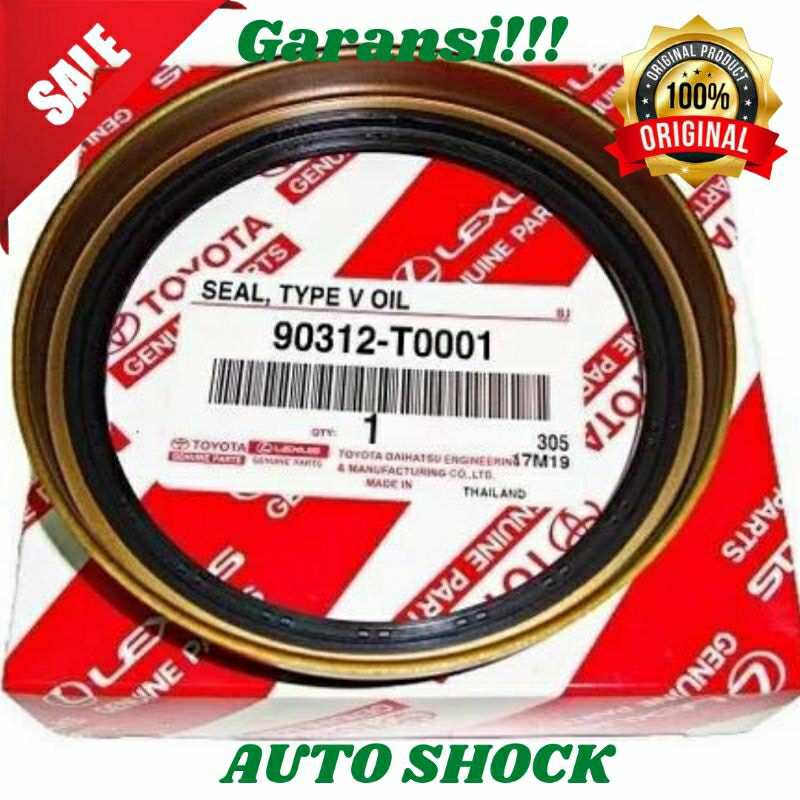 Jual oil seal roda depan bagian luar hilux vigo original 90312 T0001 ...