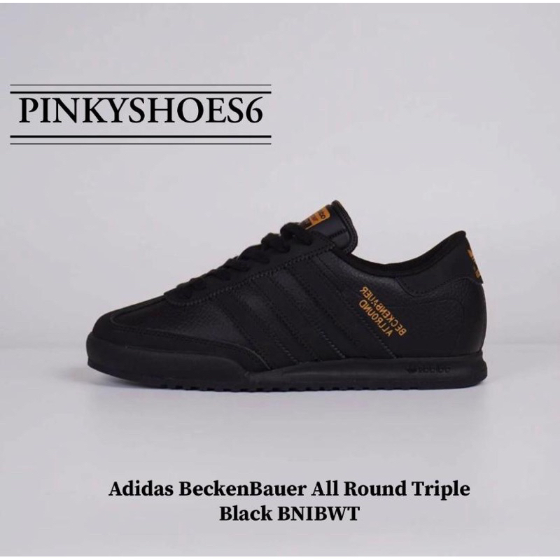 Jual Sepatu Adidas BeckenBauer All Round Triple Black BNIBWT | Shopee ...