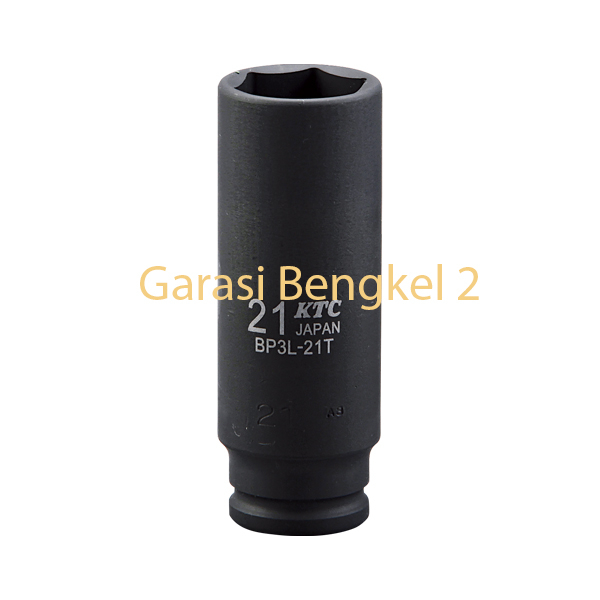 Jual KTC 3/8" Deep Impact Socket 21mm BP3L-21 Shock Hitam 21mm | Shopee Indonesia