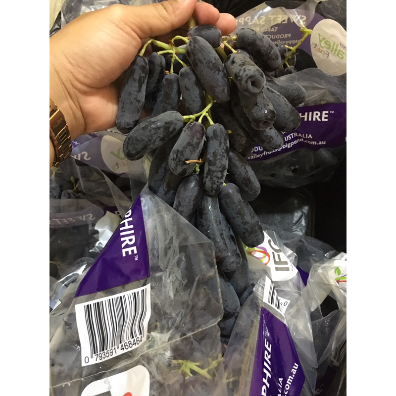 Jual Anggur Mondrop, Saphier, Jari 500gr/pack | Shopee Indonesia