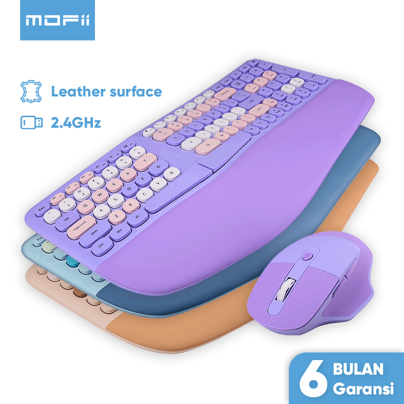 Jual MOFii Keyboard Mouse Wireless Set Gaming 2.4G NOMI | Shopee Indonesia