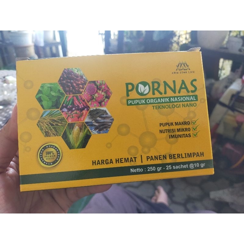 Jual Pupuk Pornas Pupuk Organik Nasional Teknologi Nano isi 25 Sachet ...