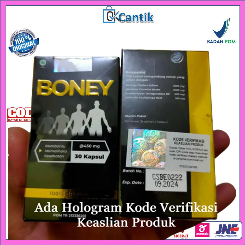 Jual Kapsul Boney Peninggi Badan Original BPOM Remaja Dewasa | Shopee ...