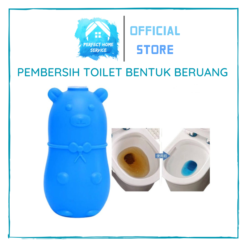 Jual PEMBERSIH TOILET BIRU BENTUK BERUANG 128 GRAM [PERFECTHOME ...