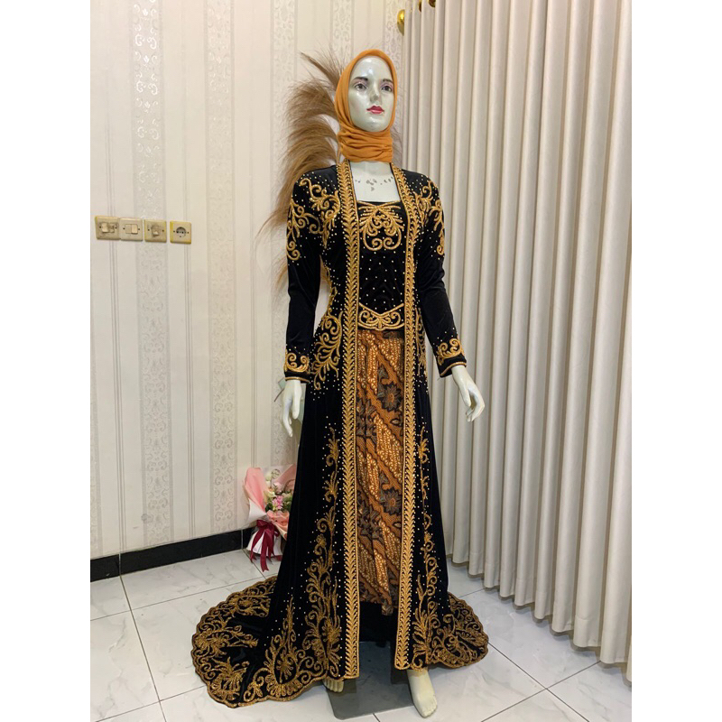 Jual kebaya bludru kutubaru || kebaya bludru kutubaru murah || kebaya ...
