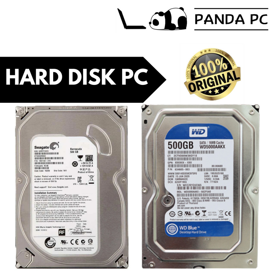 Jual Hardisk PC INTERNAL 500GB / 160GB / 250GB / 320GB / 80GB / 1TB HDD ...