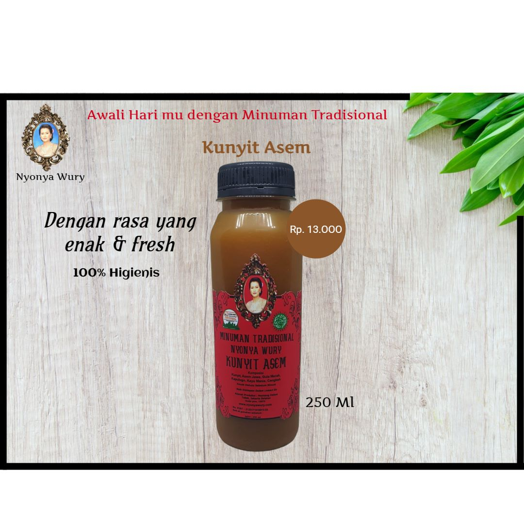 Jual Kunyit Asem 250ml/Kunyit Asem Botol 250ml/Kunyit Asem Murah/Kunyit ...