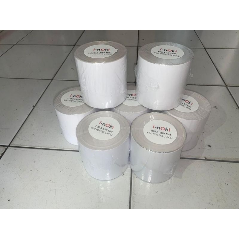 Jual KERTAS THERMAL UKURAN 100 X 150MM/500 PCS FULL/ROLL | Shopee Indonesia