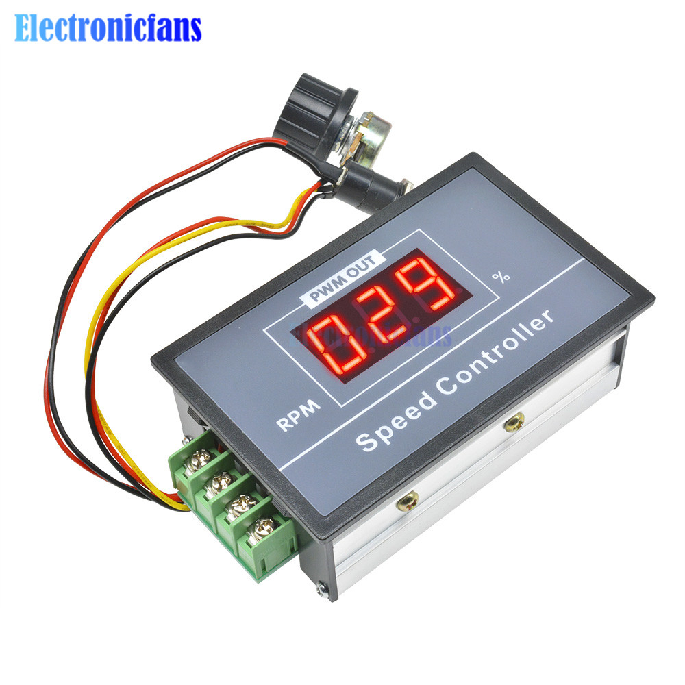 Jual Speed Controller Motor Adjustable PWM Digital Display DC 12V-80V ...
