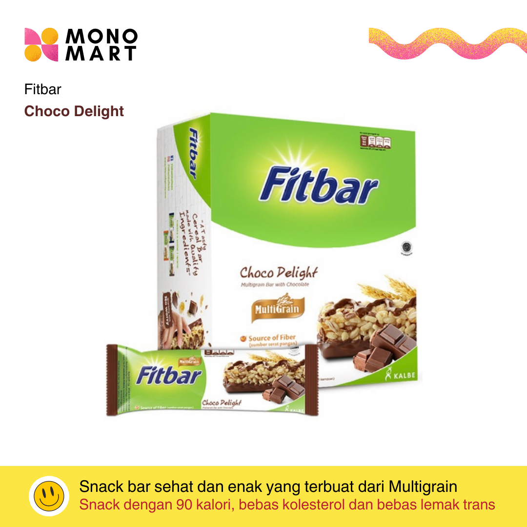 Jual Fitbar Choco Delight 12X20 g Multigrain | Shopee Indonesia