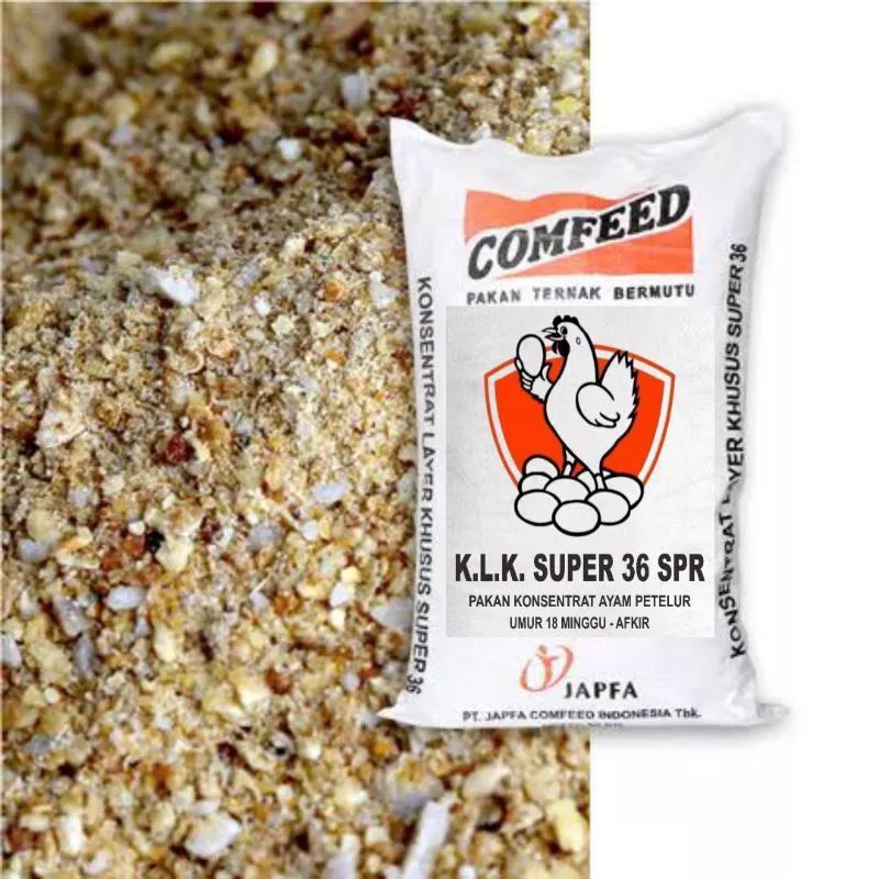 Jual KONSENTRAT AYAM PETELUR K.L.K JAPFA KONSENTRAT COMFEED K.L.K SUPER ...