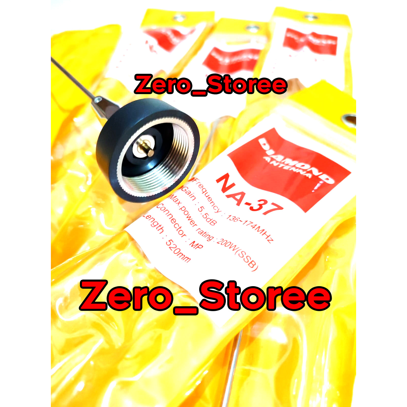 Jual antena mobil MOTOROLA Rig radio HT VHF Antenna PENDEK DIAMOND VHF ...