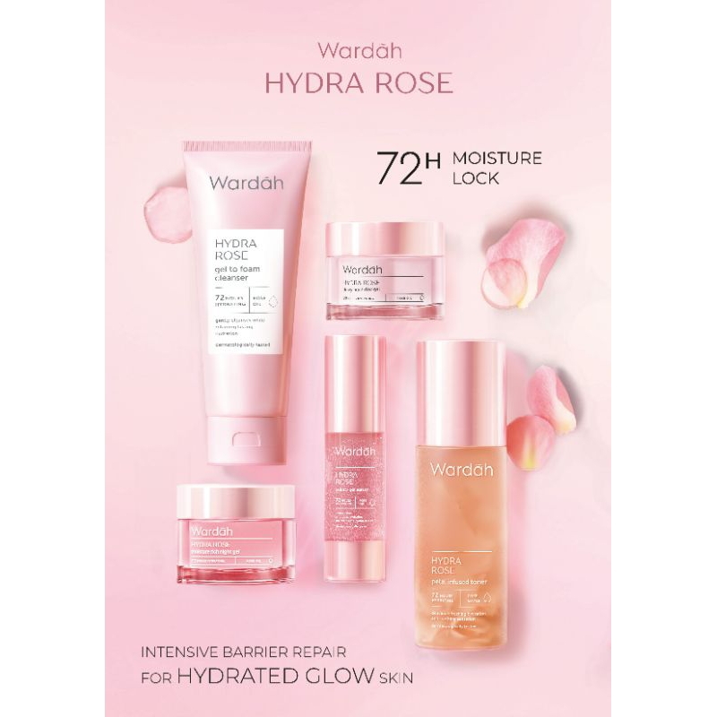 Jual Wardah Hydra Rose Series Satuan | WARDAH Hydra Rose Dewy Aqua Day ...