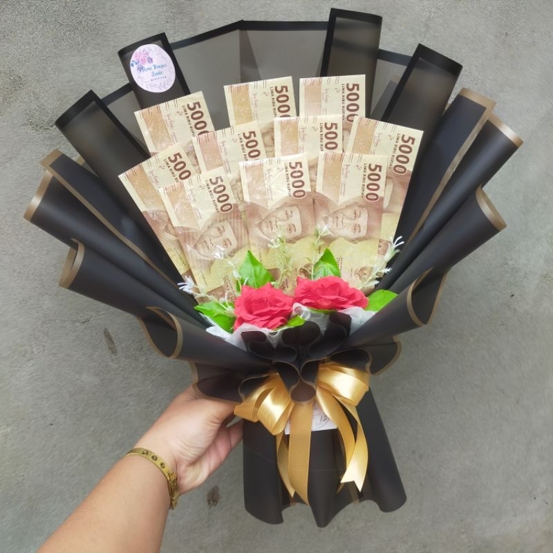 Jual [FREE PACKING] money buket / buket uang / buket snack / buket ...