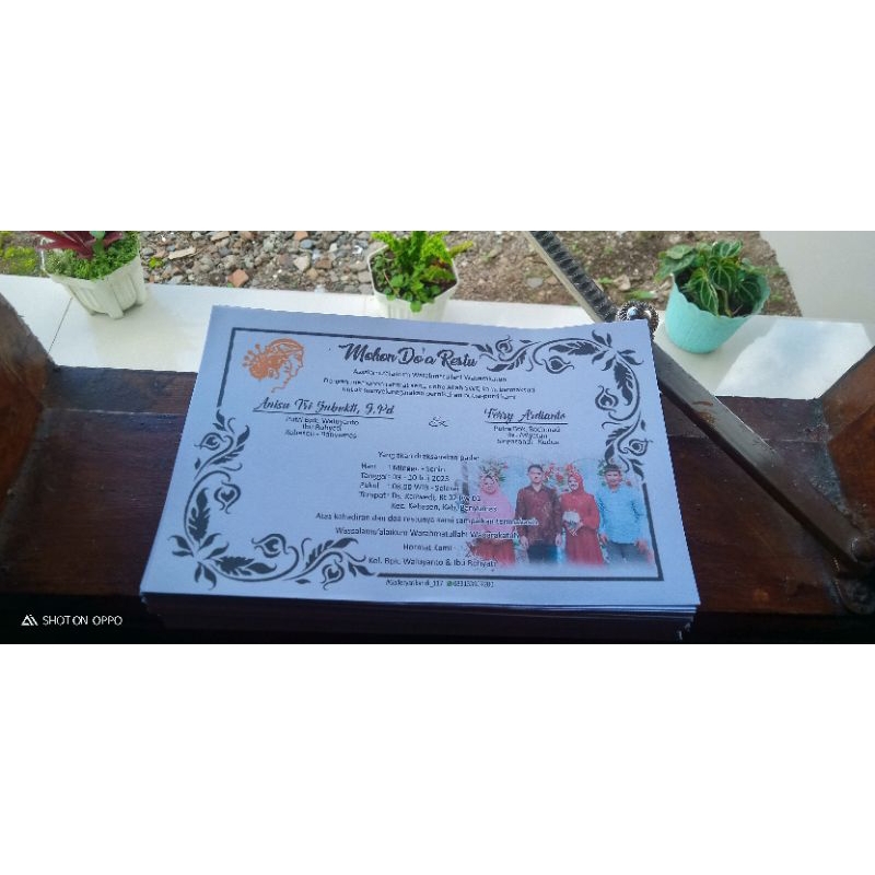 Jual Undangan Besek / Undangan Kotak Nasi / Tonjoan / Undangan Besek ...