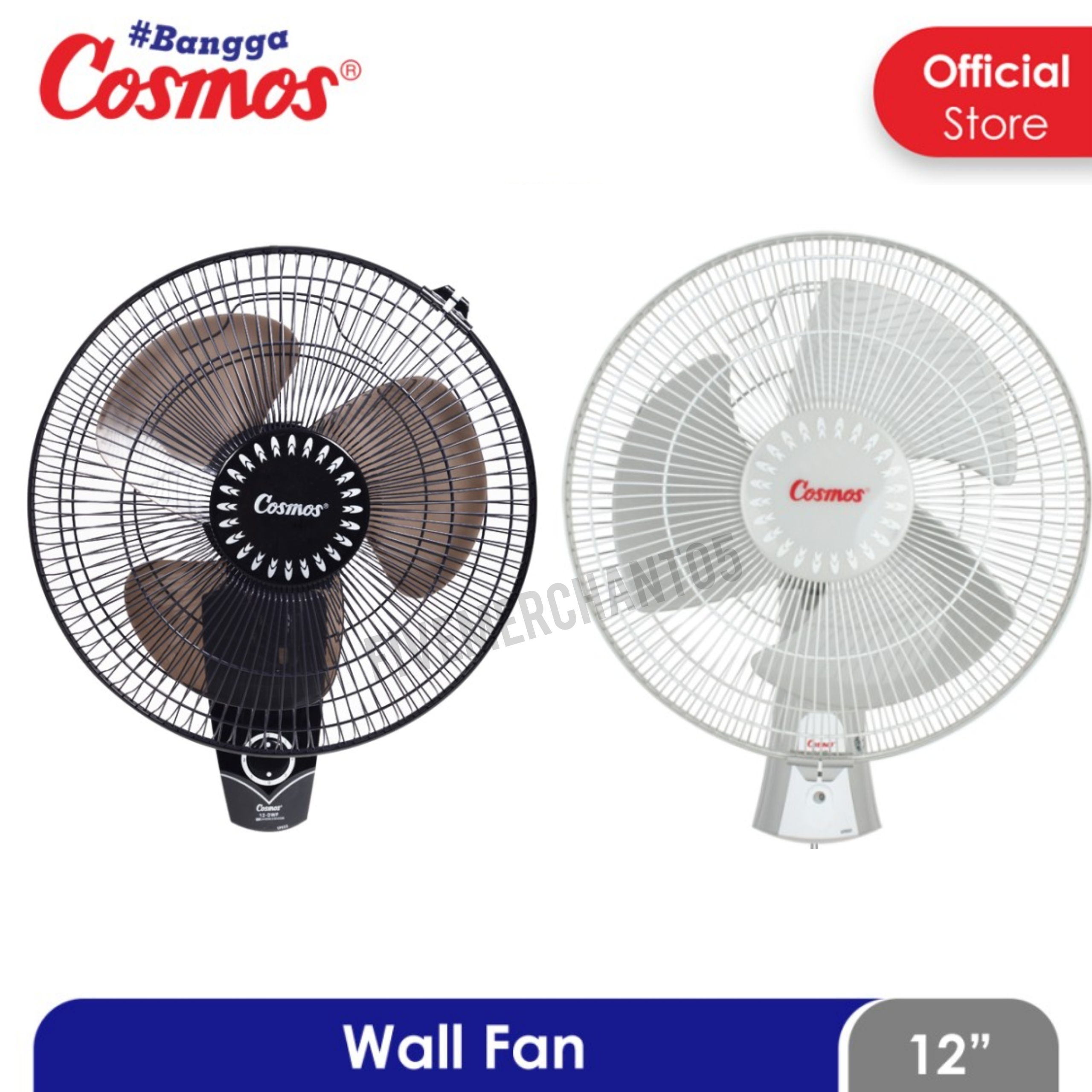 Jual Kipas Angin Tembok Cosmos 12 DWF Wall Fan 12DWF Dinding 12 Inch 12 ...
