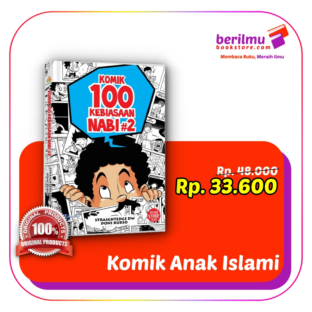 Jual Komik 100 Kebiasaan Nabi Jilid 2 | Komik Anak Islami | Soft Cover ...