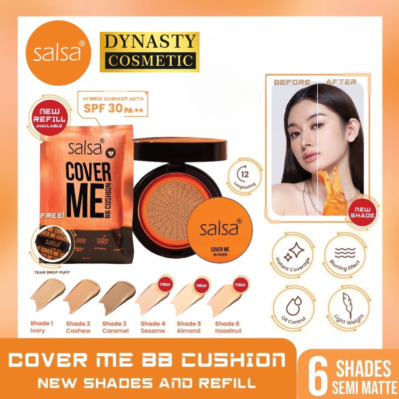 Jual DC SALSA Cover Me BB Cushion (20gr) | Shopee Indonesia