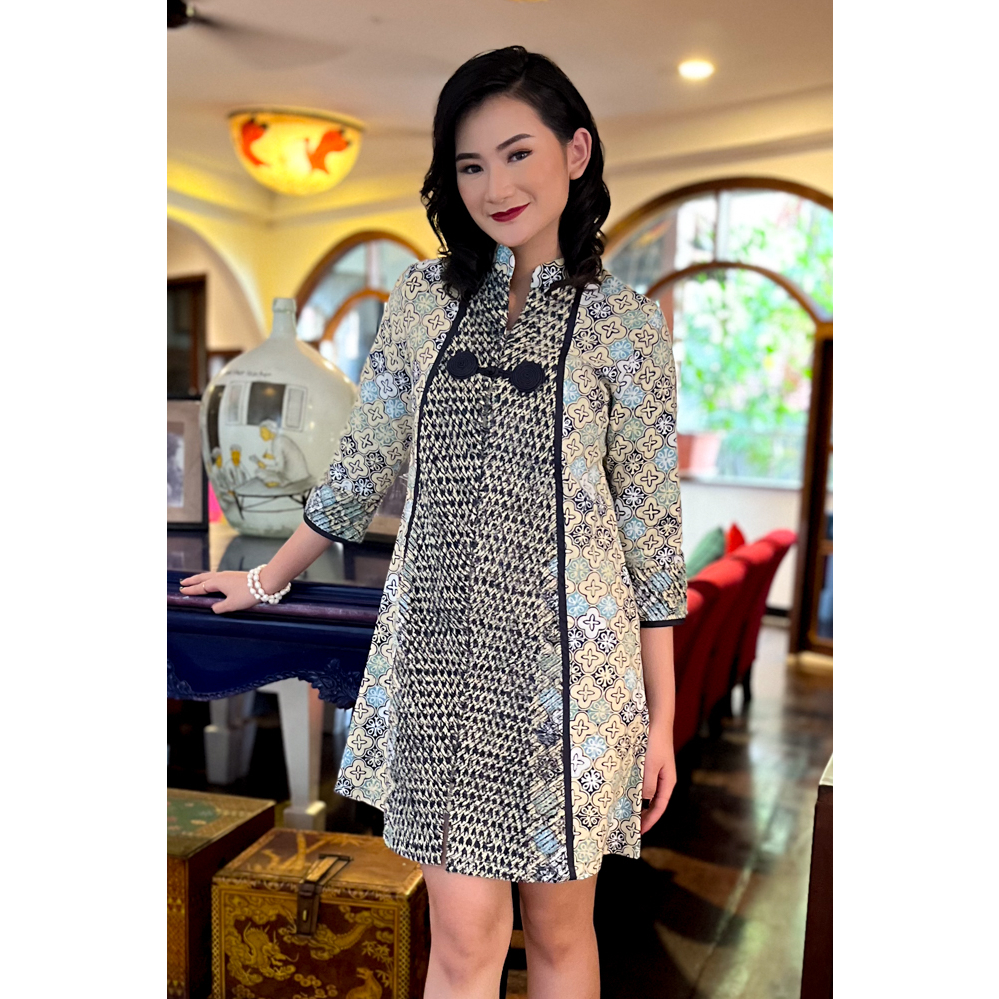 Jual NONA RARA - Eyes Cirebon D0408, Baju Batik Kasual Modern | Shopee ...