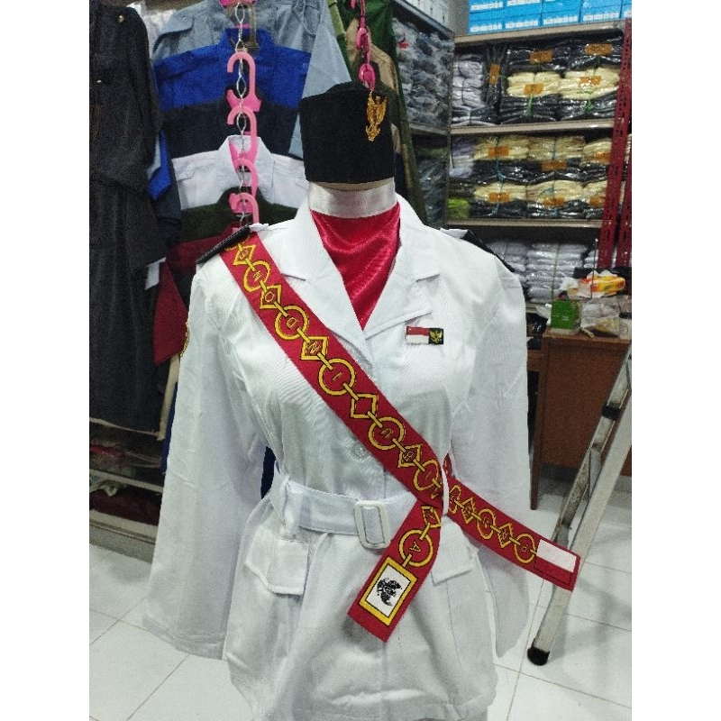 Jual Baju pdu/Seragam pdu paskibra satu set+asesoris | Shopee Indonesia
