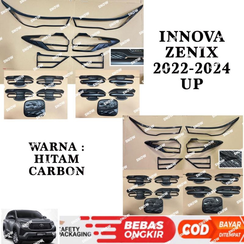 Jual Paket Garnish Lampu Depan Belakang Outer Handle Tank Cover Innova Zenix Tipe G V Q 2022 ...