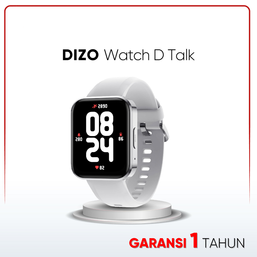 Jual DIZO by realme techlife DIZO Watch D Talk white Jam Tangan Pintar Olahraga Sport Smartwatch ...