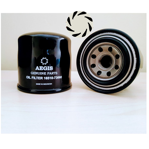 Jual AEGIS Filter Oli Daihatsu Espass, Zebra 16510-73060 / 15601-87706 ...