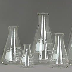 Jual Gelas Erlen meyer Flask / Labu Erlenmeyer Pyrex 50ml 100ml 250ml ...