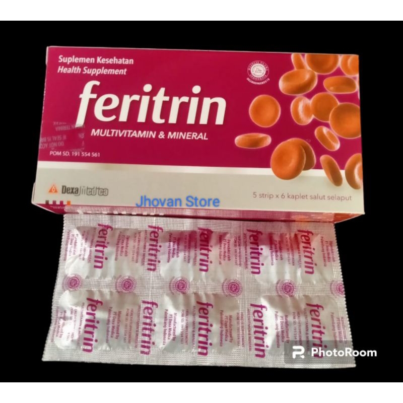 Jual FERITRIN 6 tablet ~ Pencegahan & pengobatan anemia defisiensi besi ...
