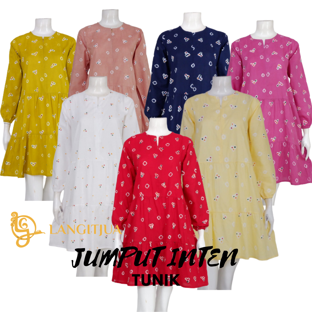 Jual Dress Batik Jumputan Handmade Asli Solo | Dress Jumput Inten ...