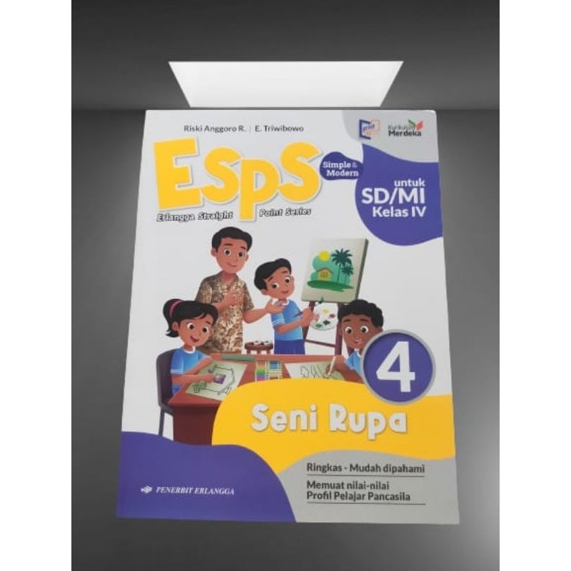 Jual ORI buku teks ESPS seni rupa kurikulum merdeka untuk SD/mi kelas 4 edisi terbaru penerbit ...