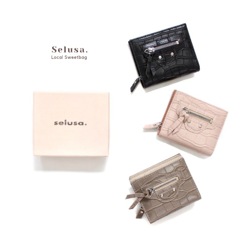 Jual SELUSA HAILEY WALLET CROCO (Free Hardbox Exclusive) | Dompet Koin ...