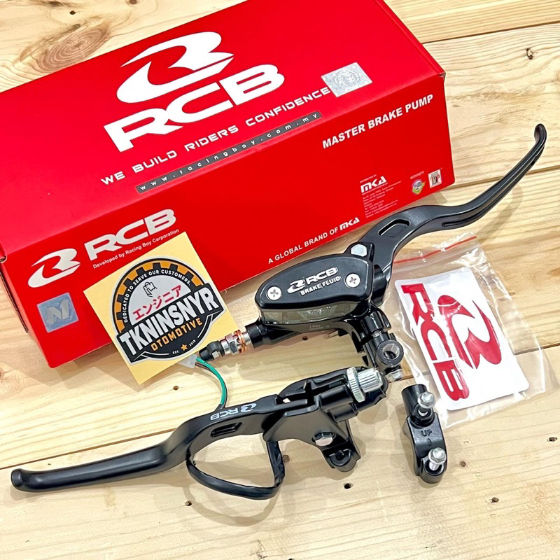 Jual Master Rem RCB Original E2 Oval 14mm Set - Hitam | Shopee Indonesia