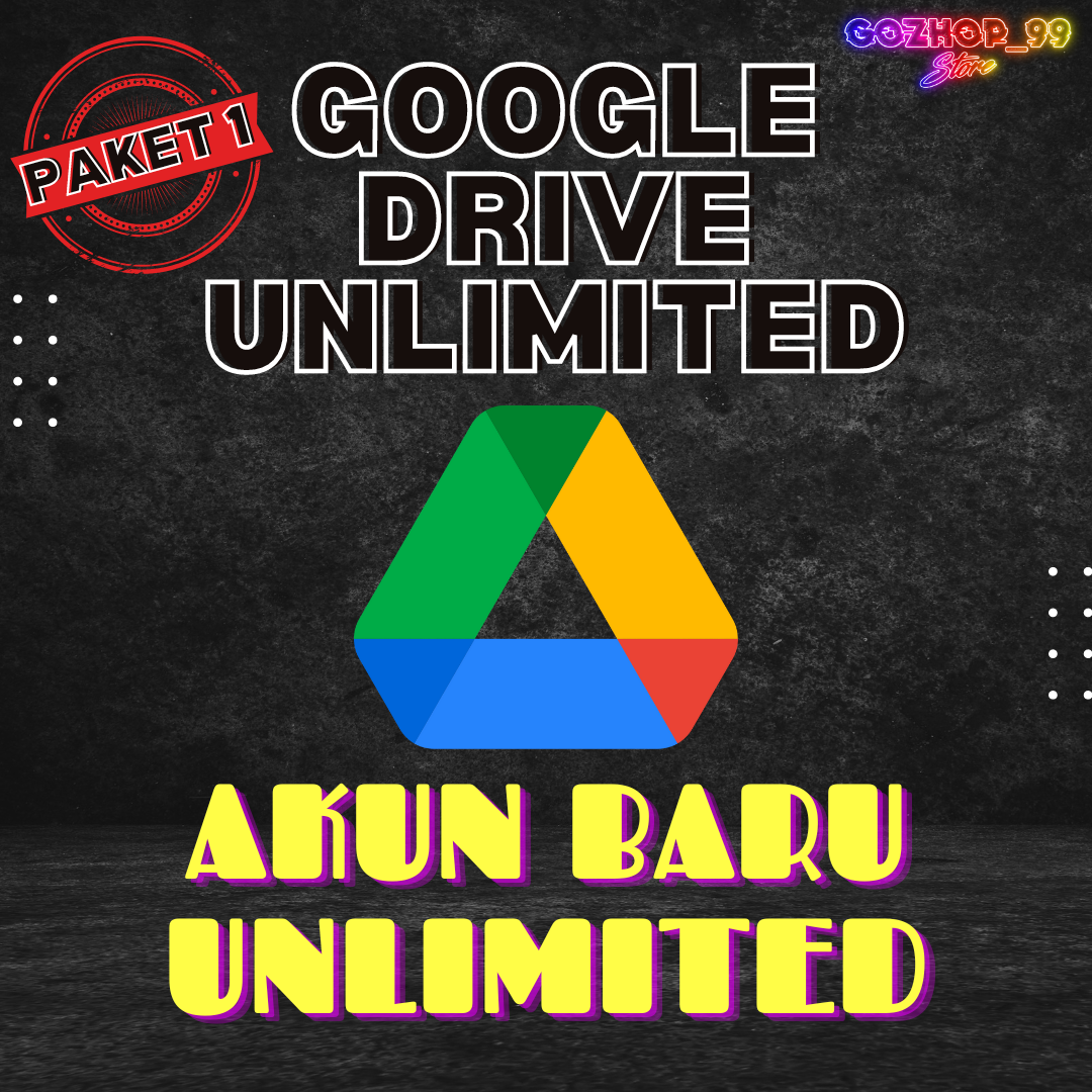 Jual Google Drive Unlimited Storage Lifetime Bergaransi Resmi Gdrive ...