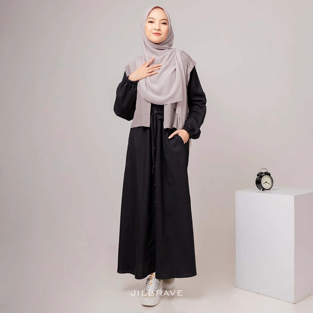 Jual Mahila Basic Dress 2.0 BY Jilbrave - Gamis Remaja - Dress Syar'i ...
