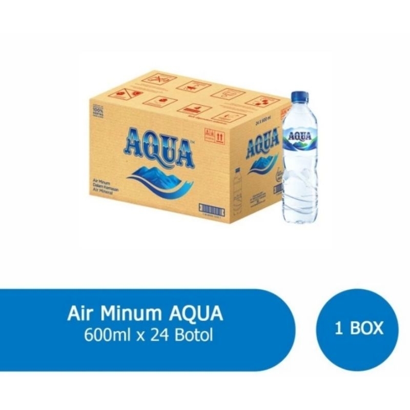 Jual Aqua Botol 600 ML | Shopee Indonesia