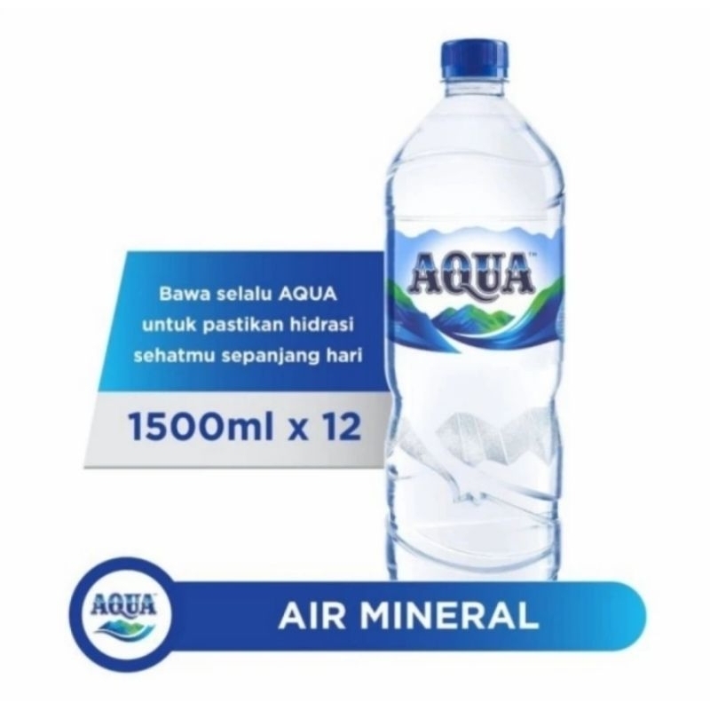 Jual Aqua Botol 1500 ML | Shopee Indonesia