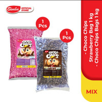 Jual Simba Sereal Choco Chips 1 KG Cokelat Choco Chips / Choco Crunch ...